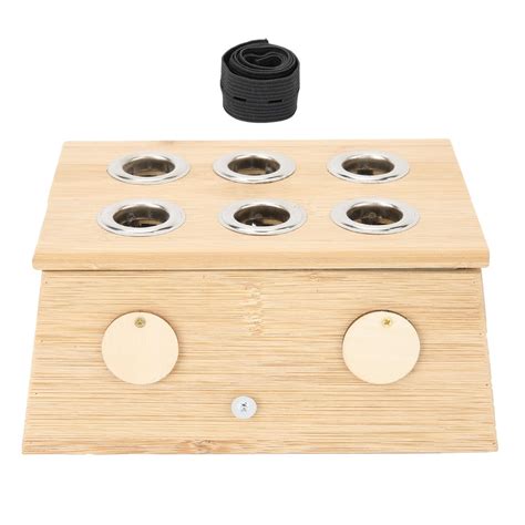 Moxibustion Box 6 Holes Moxa Stick Box Moxa Burner Body Therapy Massage