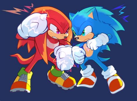 Sonic Vs Knuckles Sonic The Hedgehog Wallpaper 44414671 Fanpop