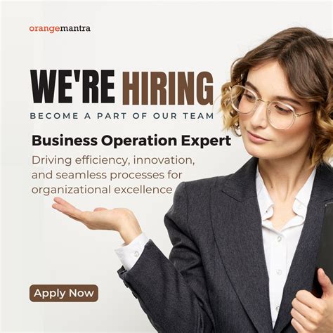 Orangemantra On Linkedin Businessoperationsexpert Hiring Hiringnow