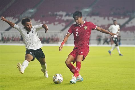 Timnas Indonesia U 20 Bungkam Fiji 4 0 Shin Tae Yong Sesali Keributan