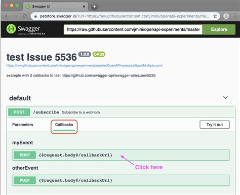 With Multiple Callbacks Defined On The Same Url You Can Not Expand One Callback Box · Issue