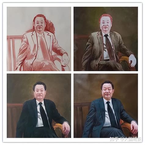 绘就武汉企业家风貌和精神 肖像画家向斌为企业家画像 知乎