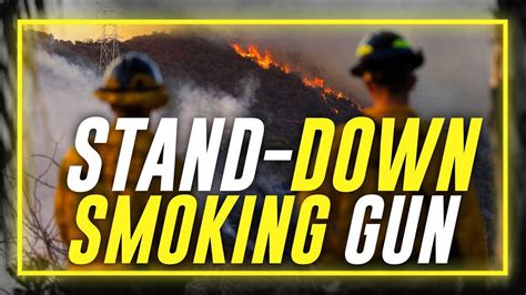 Stand Down Of Firefighting Forces Ordered Hours Before Historic Inferno