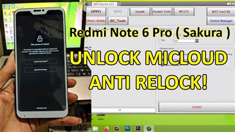 Unlock Akun Mi Micloud Bypass Redmi Pro Sakura By Mrt Youtube