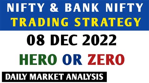 Bank Nifty And Nifty Prediction Expiry Hero Zero धमाका 08 December 2022