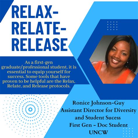 Cgsf Relax Relate Release Professional Development The Graduate