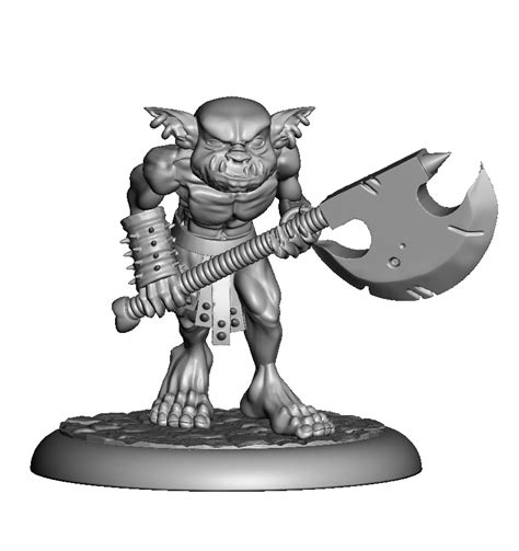 Goblin Warrior Stl Dark Sword Miniatures