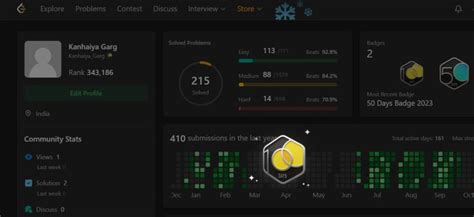 Kanhaiya Garg On Linkedin Leetcode 100daysofcode Badgeachievement
