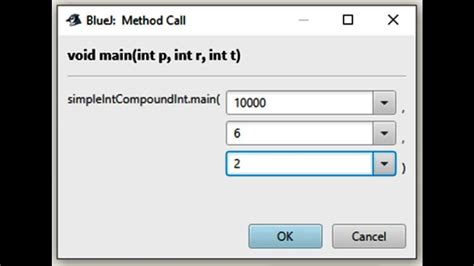 Simple Interest Compound Interest Program Core Java Comp Science