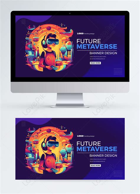Vr 게이머 가상 현실 첨단 기술 네트워크 웹 Ui 배너 이미지 사진 469156039 무료 다운로드