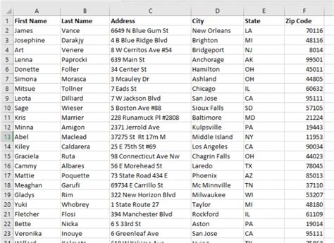How To Split Addresses In Excel Maptive