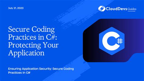 Secure Coding Practices In C Protecting Your Application