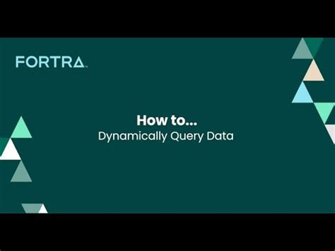 Sequel Data Access How To Dynamically Query Data Youtube