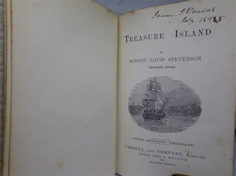 Treasure Island By Robert Louis Stevenson 1895 Illustrated Edition
