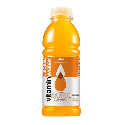 Bebida Glacéau Vitamin Water vital naranja ml Walmart