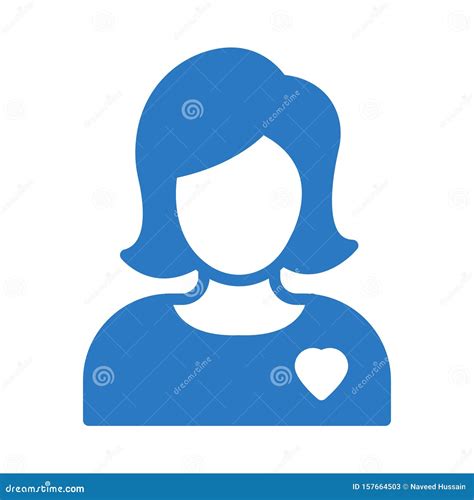 Icono Vectorial De Color Glifo Femenino Ilustración del Vector