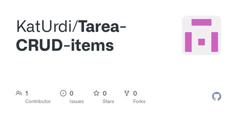 Github Katurditarea Crud Items