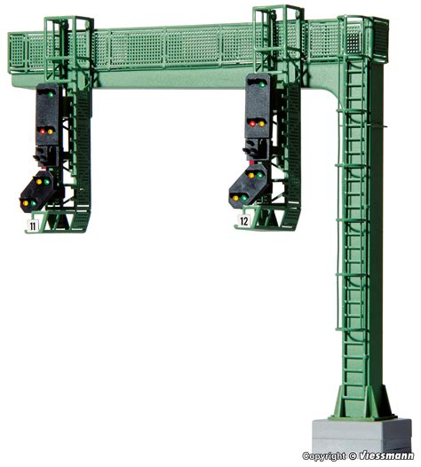 Modellbahn Scheierlein Viessmann 4750 HO Signalbrücke mit zwei
