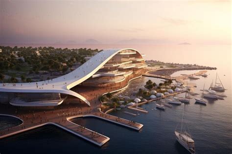 Premium Photo Sea Port Design