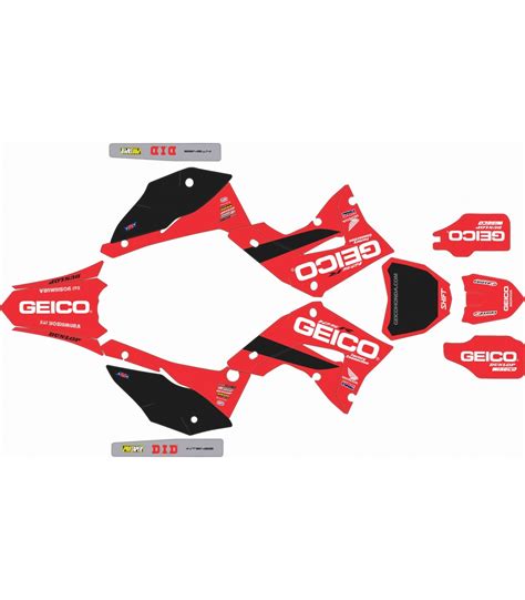 Kit Adhesivos CR 125 02 08 Restyling Polisport HONDA GEICO