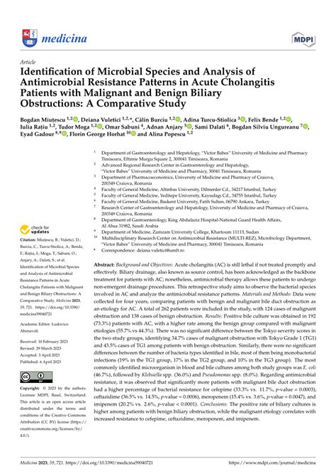 Pdf Identification Of Microbial Species And Analysis Of Antimicrobial