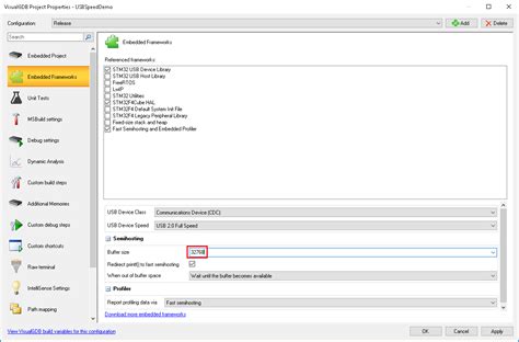 Optimizing Stm32 Usb Performance With Real Time Watch Visualgdb Tutorials