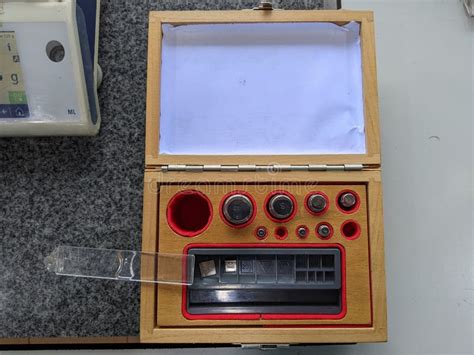 Verification Tool For Scales Used In Laboratories Editorial Stock