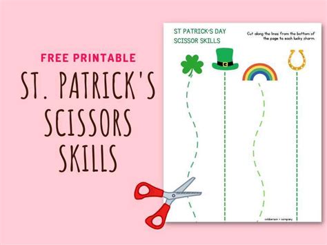 St Patrick S Day Printables Scissor Skills Cobberson Co