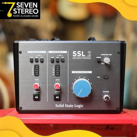 Jual Solid State Logic Ssl Ssl2 Usb Audio Interface Soudcard Recording Shopee Indonesia