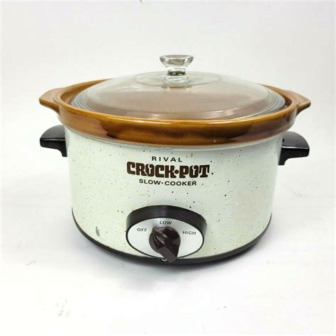 Vintage Rival Crock Pot Slow Cooker Model 3150 2 3 5qt W Removable
