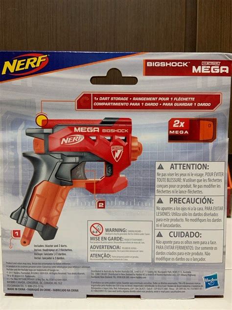 Nerf N Strike Mega Bigshock Blaster Hobbies And Toys Toys And Games On