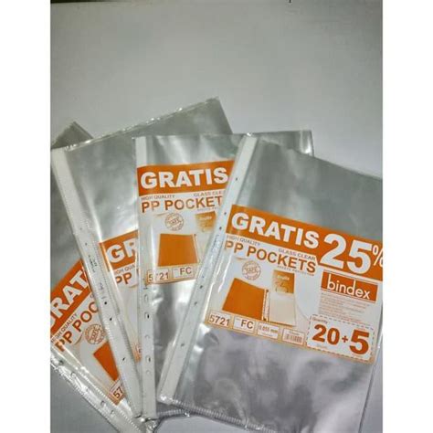 Plastik Pp Pocket Folio Bindex 5721