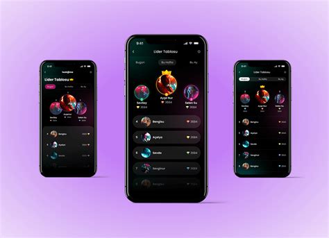 leaderboard ui design behance