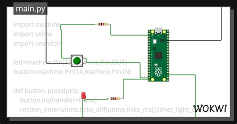 Single Playerreaction Time Game Wokwi Esp32 Stm32 Arduino Simulator