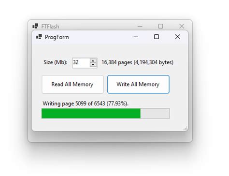 Program SPI Flash With A FT232H