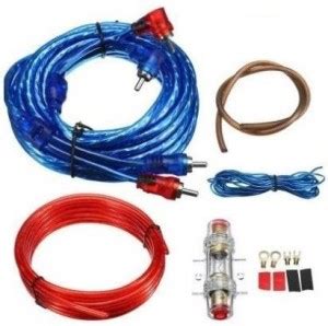 M MOD CON Car Amplifier Wiring Kit Audio Subwoofer RCA Power Cable AGU Fuse Set Two Class B