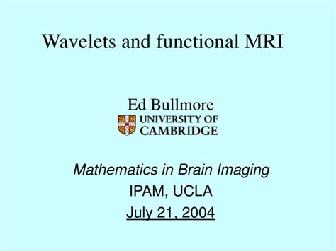 Ppt Wavelets And Functional Mri Powerpoint Presentation Free Download Id255751