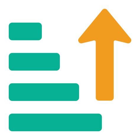 Sort Ascending Free Arrows Icons