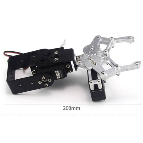 LOBOT 2DOF Metal RC Robot Arm Gripper With Digital Servo Robot Arm