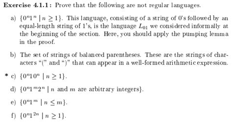 Solved Exercise 4 1 1 Prove That The Following Are Not Chegg