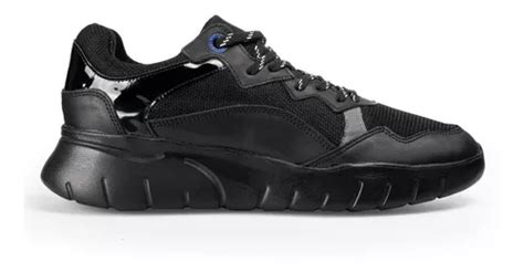 Zapatillas Hombre Panther Urbanas Plataforma Cuero Vacuno