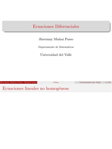 Ed13ecuacionesnohomogeneasymétododeloscoeficientes