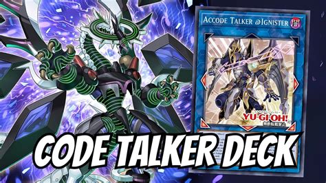 New Code Talker Deck Best Yugioh Cyberse Deck And Combos 2024 Youtube