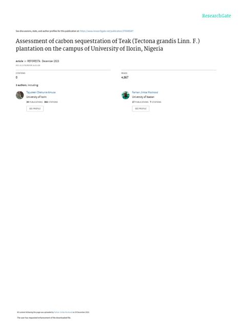Assessmentofcarbonsequestrationofteaktectonagrandislinn F