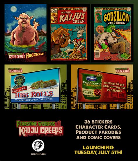 Kaiju Creeps Launches Tomorrow The Art Of Robert Jimenez