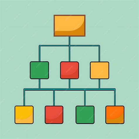 Premium Vector Orgnization Chart Vector Art