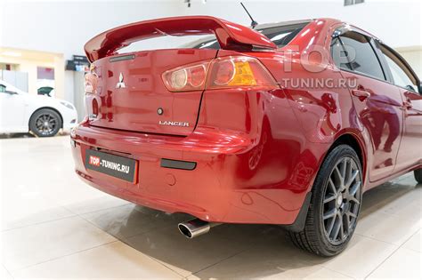 Внешний стайлинг Lancer X - Диффузор и пороги