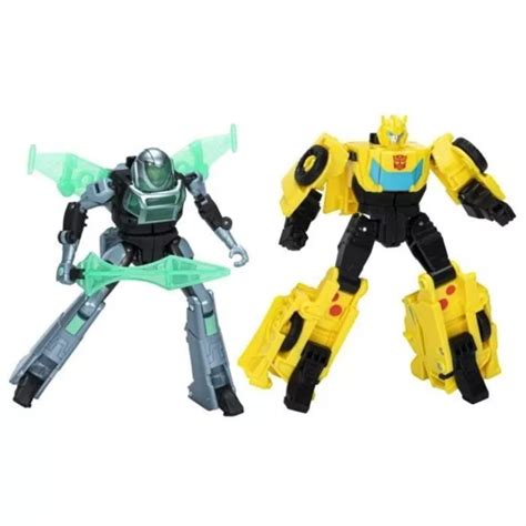FIGURINES CYBER COMBINER BUMBLEBEE Et Mo Malto Jouets Interactifs Pour