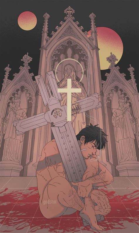 Ives Navarro Nicholas D Wolfwood Trigun Absurdres Commentary