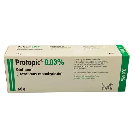 Protopic Cream For Itching 003 60 G Al Jawaher Al Motamyza Pharmacies